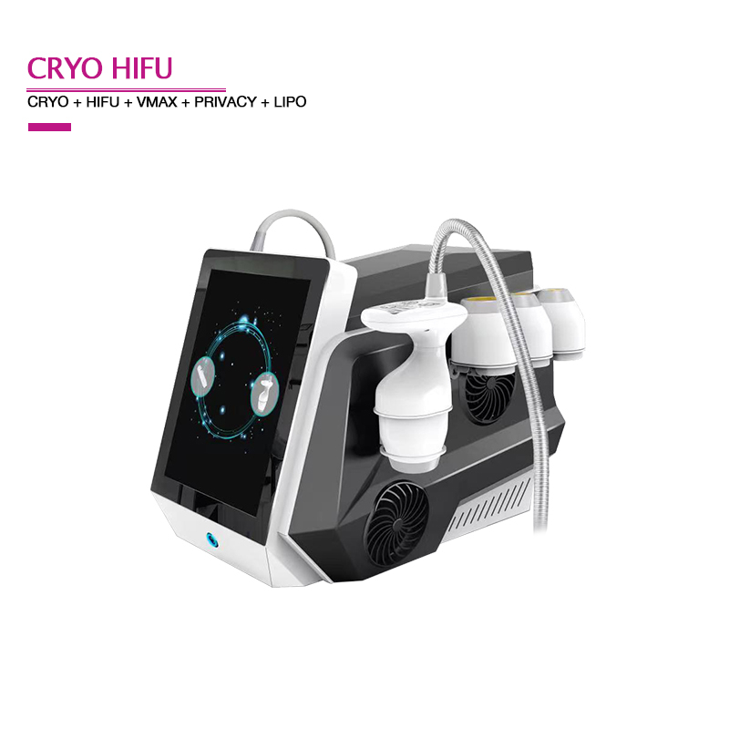 2023 Newangie cryo hifu facial ice cold hifu body slimming frozen hifu Vmax anti-aging machine ...